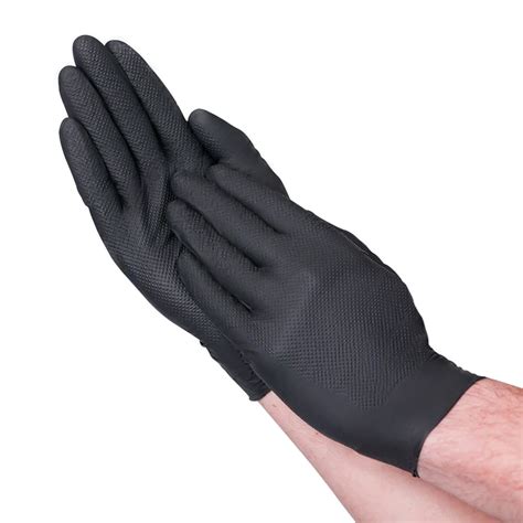 60 Mil Black Diamond Guard Nitrile Glove Vguard® Uncle Supply