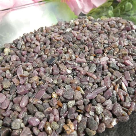 Mini Rough Ruby Pebbles Silver Cove Ltd