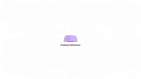 Pradeep Publications