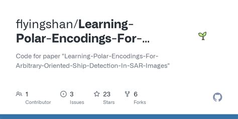 Github Flyingshanlearning Polar Encodings For Arbitrary Oriented