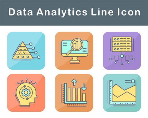 Data Analytics Vector Icon Set 20650289 Vector Art At Vecteezy