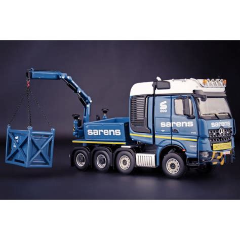 Imc Models 20 1070 Sarens Mercedes Benz Arocs 8x4 Truck With Ballast