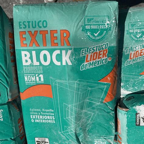 Exterblock Estuco Fortec 20 Kg