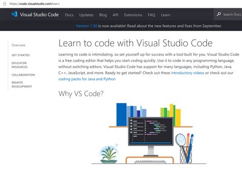 Visual Studio Code October 2020