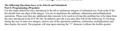 Solved Solve Using Java And Using This Singly Linked List Chegg