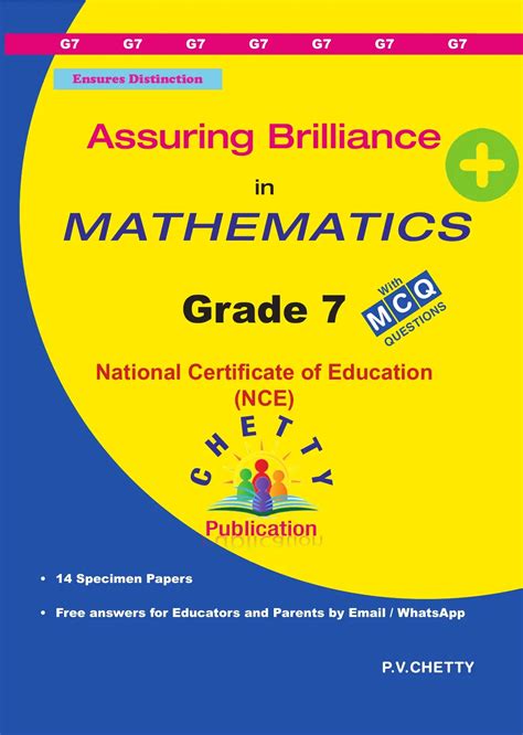 Grade 7 Textbooks And Test Papers Chetty Publication