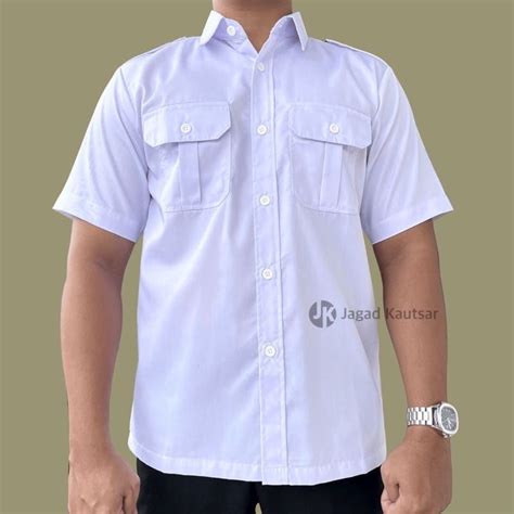 Jual Baju Pdh Pria Terbaru Seragam Putih Pdh Pria Terbaru Baju Pdh Pendek Pria Kemeja Pdh Putih