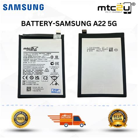 Battery Samsung A22 5gbattery Samsung A22 5g Shopee Malaysia