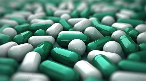 흰색과 녹색 약물 캡슐의 3d 렌더링 배경 녹색 모자 배경 약 정제 배경 캡슐 알약 배경 이미지 Hd 녹색 모자 약 정제 캡슐 알약 배경 사진 무료 다운로드
