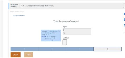 solved challenge activity 5 4 1 loops with variables that