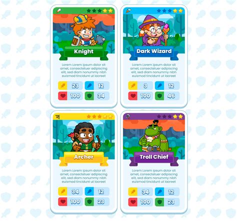 Casual Rpg Ui Kit Behance