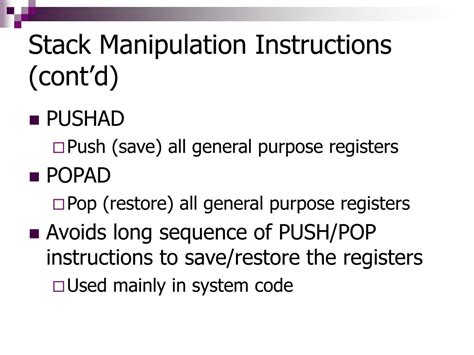 Ppt X86 Assembly Language Powerpoint Presentation Free Download Id