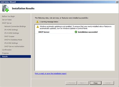 IoT Internet Of Theo Adding Applications To Our Windows Environment DHCP