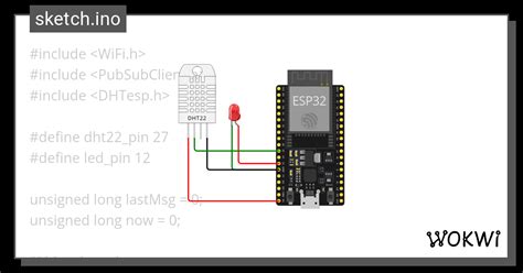 Mqtt Publisher Wokwi ESP32 STM32 Arduino Simulator
