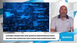 Alphabet Shares Rise Amid Quantum Breakthrough News Willow Chip Completes Task Faster Than