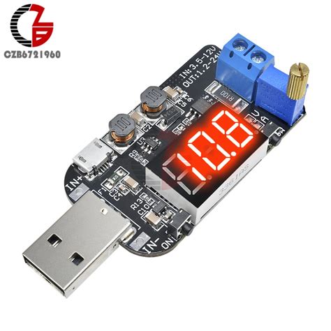 Jual PREORDER DC DC Buck Boost Coverter Module W V To V Adjustable USB Step Up Down