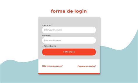 Projeto De Formulário De Login Modelo Html Por Nicepage