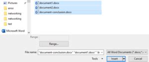 How To Merge Word Documents Combine Multiple Word Docs