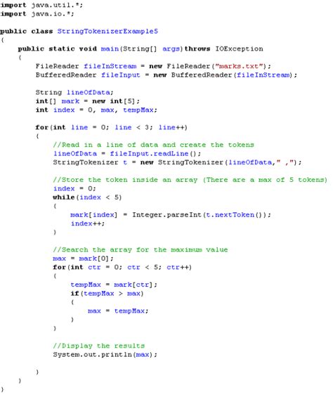 Ib Computer Science Advanced Data Parsing In Java A Stem Education