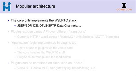 Scaling Webrtc Applications With Janus Ppt