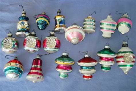 Vintage Style Glass Christmas Tree Ornaments At Donna Casas Blog