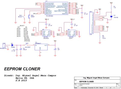 Eeprom Copier Circuit Electronics Projects Circuits