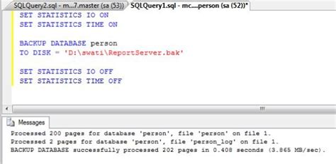 Split Database Backup Into Multiple Files In Sql Server 2008