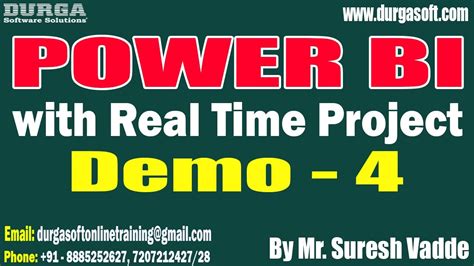 POWER BI Tutorials Demo 4 By Mr Suresh Vadde On 01 07 2023