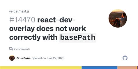 React Dev Overlay Does Not Work Correctly With `basepath` · Issue