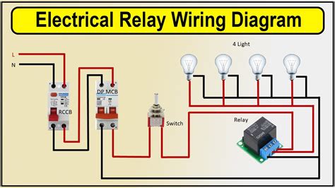 How To Make Electrical Relay Wiring Diagram Pin Relay YouTube