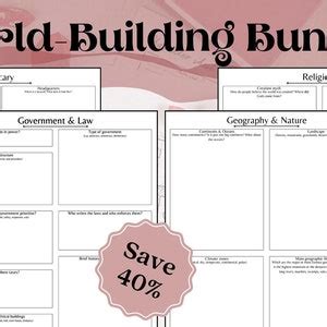 Fantasy World Building Templates Geography Government Religion