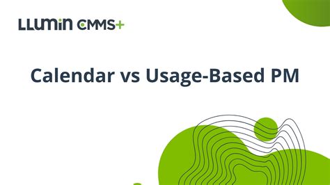 Calendar Vs Usage Based Preventive Maintenance Which Should You Use