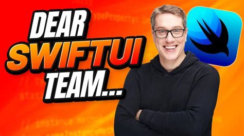 🦄 Mikaela Caron On Linkedin Dear Swiftui Team