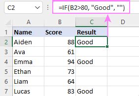 IF Function In Excel Formula Examples For Text Numbers Dates Blanks