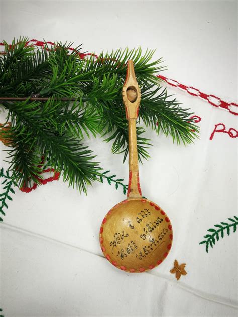 Gammal Träslev Med Visdomsord Handgjord Till Köp På Tradera 613739982