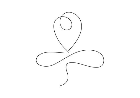 One Continuous Line Drawing Of Path And Location Pointers Simple Pins