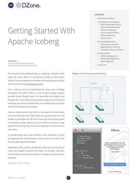 House Dzone Refcard 382 Getting Started Apache Ice Pdf Metadata