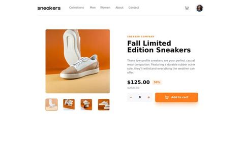Frontend Mentor E Commerce Product Page Built With React And Tailwind
