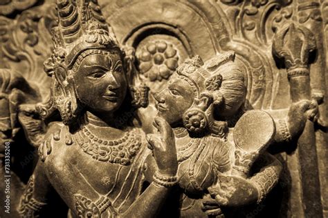 Shiva And Parvati Hinduism Religion Couple Symbol Of Love And