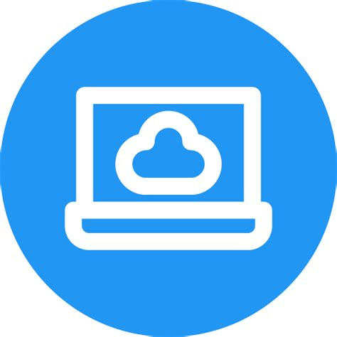 Cloud Computing Generic Circular Icon