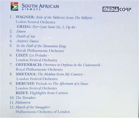 Classical Great Melodies Of The Classics Compilation Was Sold For