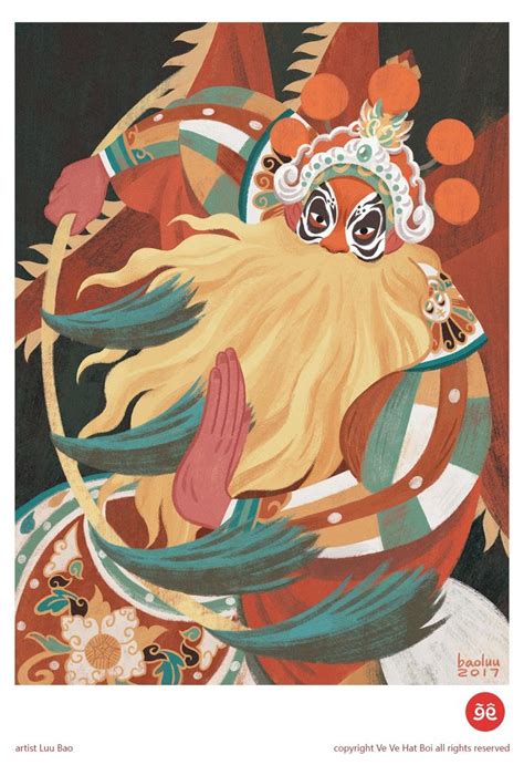 Ve Ve Hat Boi On Behance Chinese Artwork Illustration Japan Art