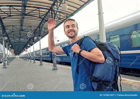 Waving Bye From A Train