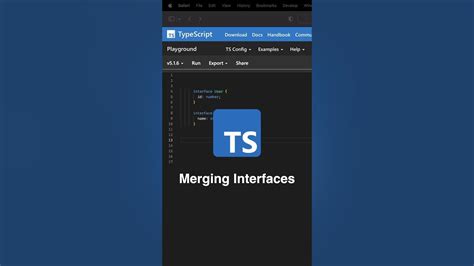 Merging Interface в Typescript It Dev Frontend Youtube