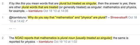 Singular Noun Examples
