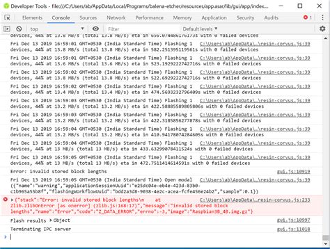 Error Flashing Image Using BalenaEtcher On Windows By Nazrhom BalenaEtcher BalenaForums
