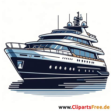 Yacht Clipart Bild Illustration