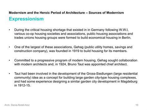 History Of Contemporary Architecture 11 Expressionismppt Design History Of Contemporary Architecture 11 Expressionismppt Design