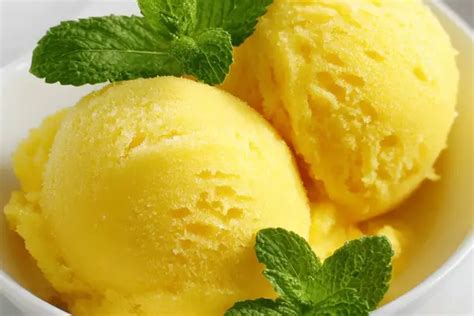 Mango Sorbet With Lime Juice And Agave Comfort Food