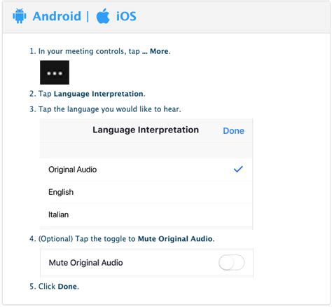 Zoom Language Interpretation Instructions The Church In New York City